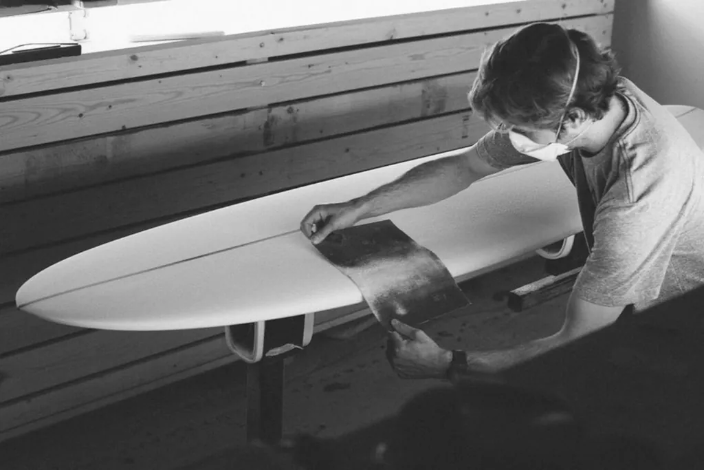 Customized surfboards by the Kima shapers